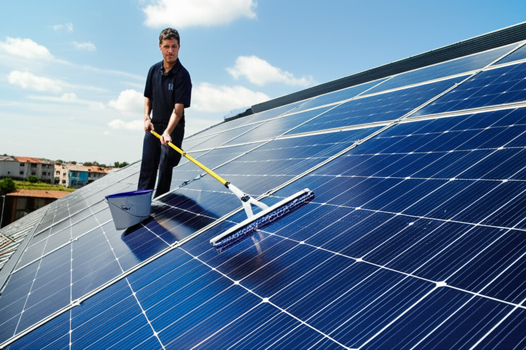 Solar Panel Cleaning Services | Aerox